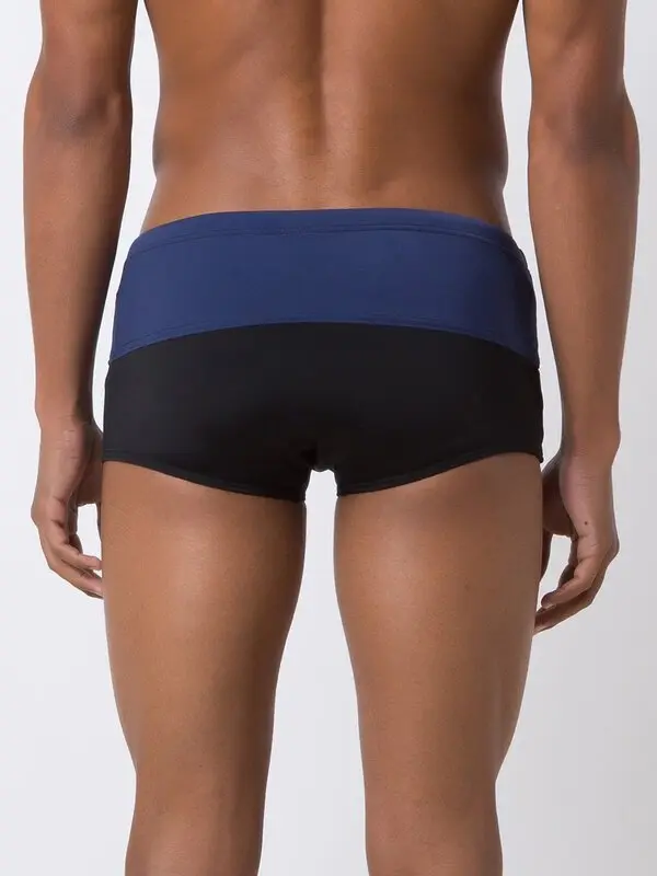 AMIR SLAMA Two-tone Swim Trunks