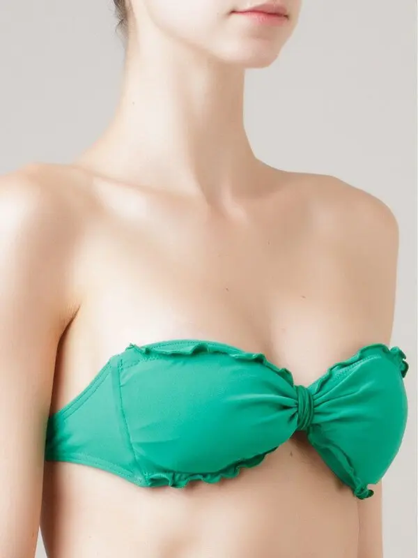 AMIR SLAMA Bandeau Bikini Top