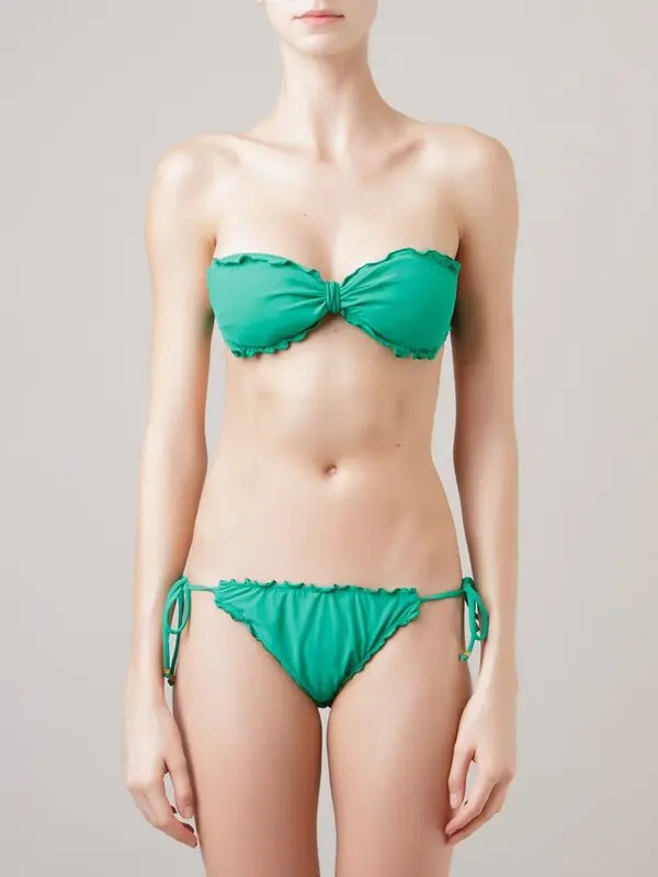 AMIR SLAMA Bandeau Bikini Top