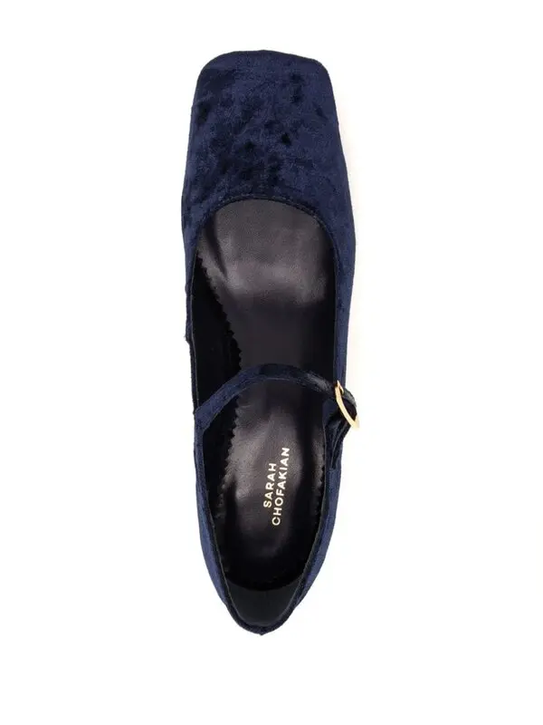 STUDIO CHOFAKIAN Velvet Pumps