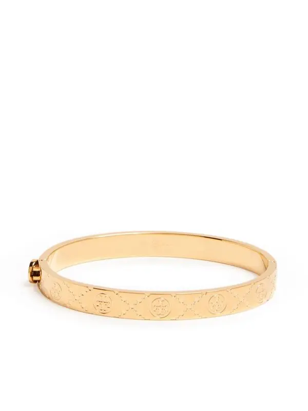 Tory Burch T Monogram Hinge Bracelet