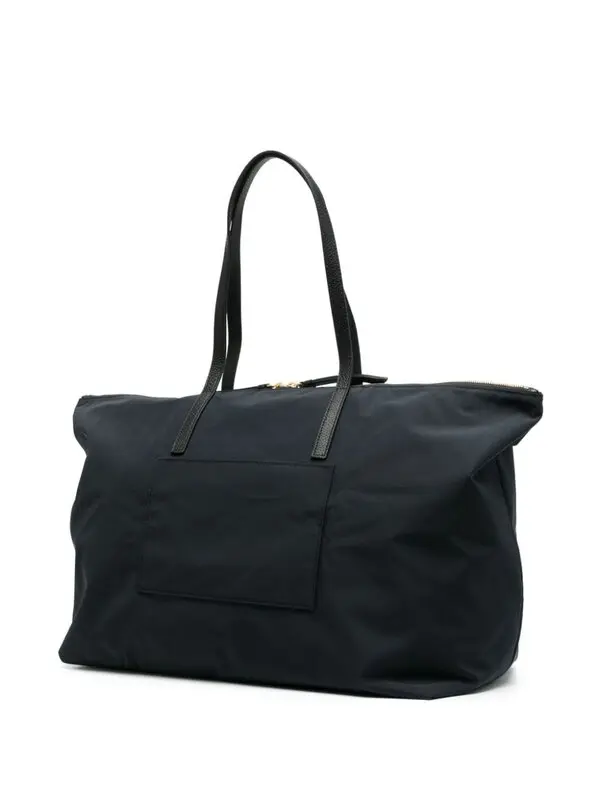 【未開封】BALLY ミッドナイトブルー 折り畳みトートバッグ XL Bally Logo-Print Tote Bag - Blue | Editorialist