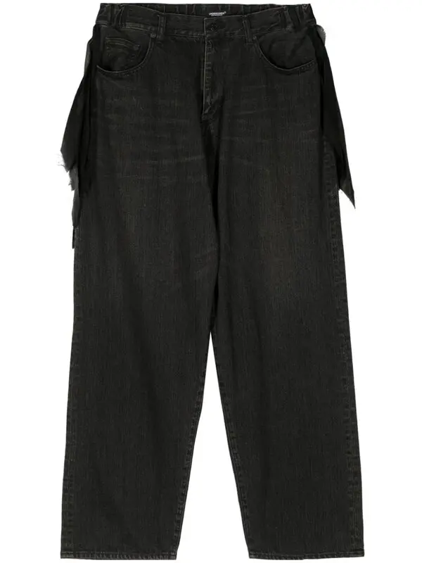 Undercover Low-rise Wide-leg Jeans