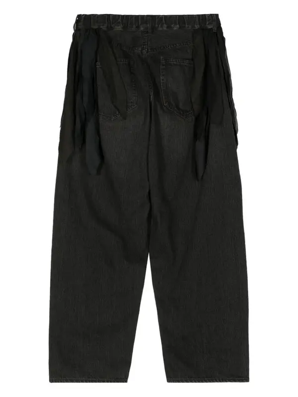 Undercover Low-rise Wide-leg Jeans