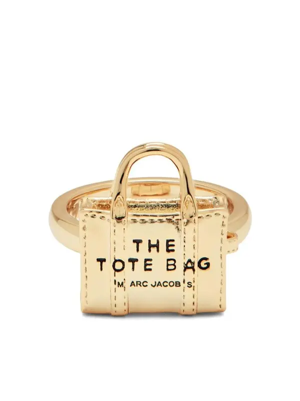 Marc Jacobs Mini Icon Sculpted Ring - Gold