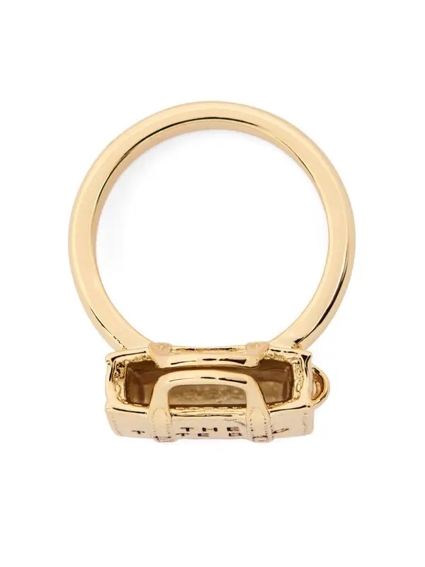 Marc Jacobs Mini Icon Sculpted Ring - Gold