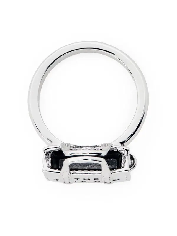 Marc Jacobs Mini Icon Sculpted Ring - Silver