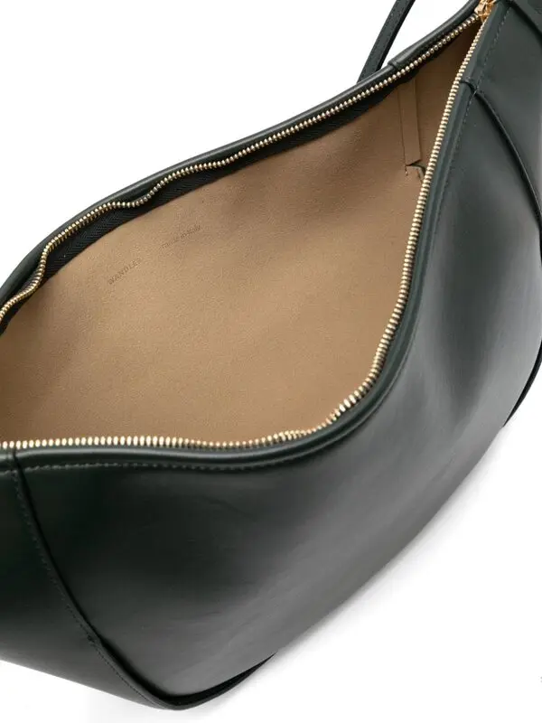 WANDLER Maggie Leather Shoulder Bag - Green