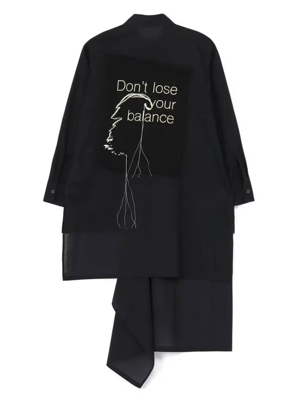 Yohji Yamamoto Layered Cotton Shirt