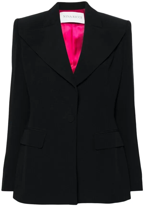 Nina Ricci Wide-lapel Single-breasted Blazer
