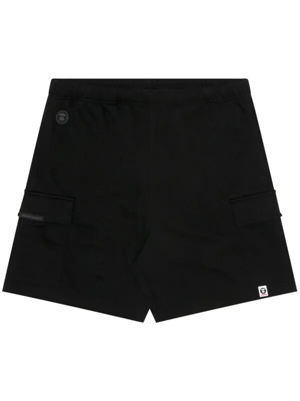AAPE BY *A BATHING APE Logo-appliquéd Track Shorts