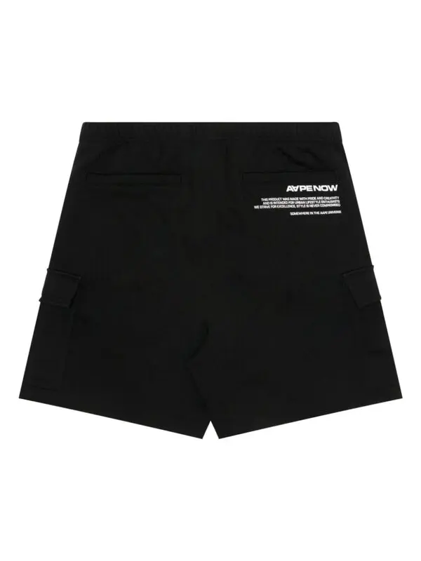 AAPE BY *A BATHING APE Logo-appliquéd Track Shorts