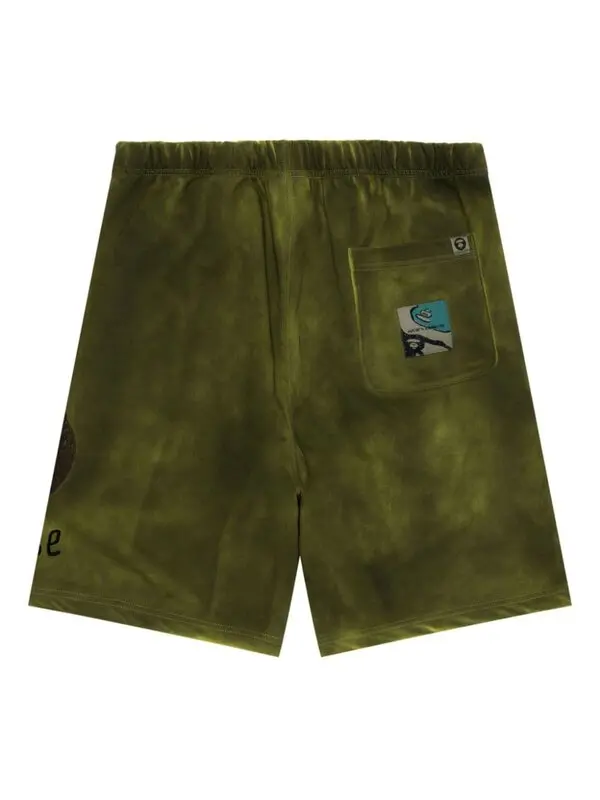 AAPE BY *A BATHING APE® Logo-embroidered Track Shorts