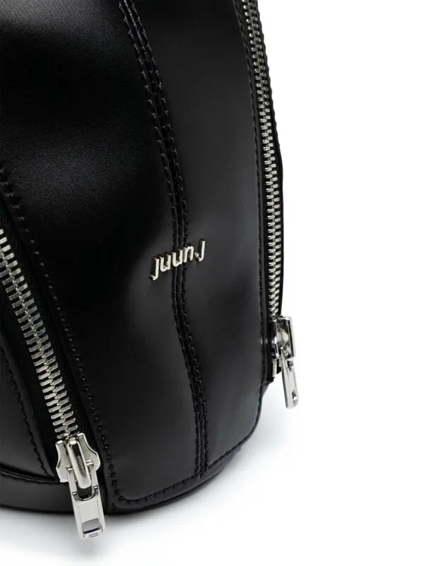 JUUN.J Logo-lettering Leather Tote