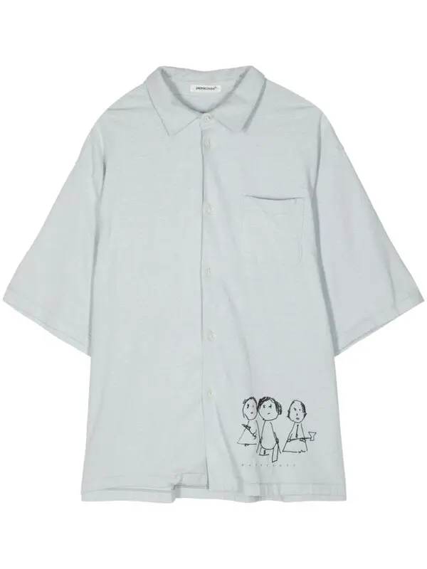 Undercover Graphic-print Cotton Shirt