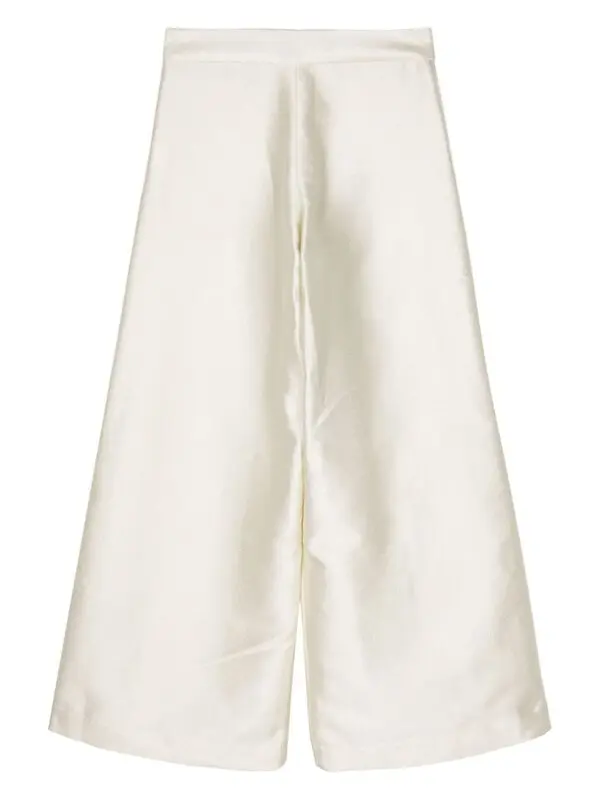Biyan Satin-finish Palazzo Trousers