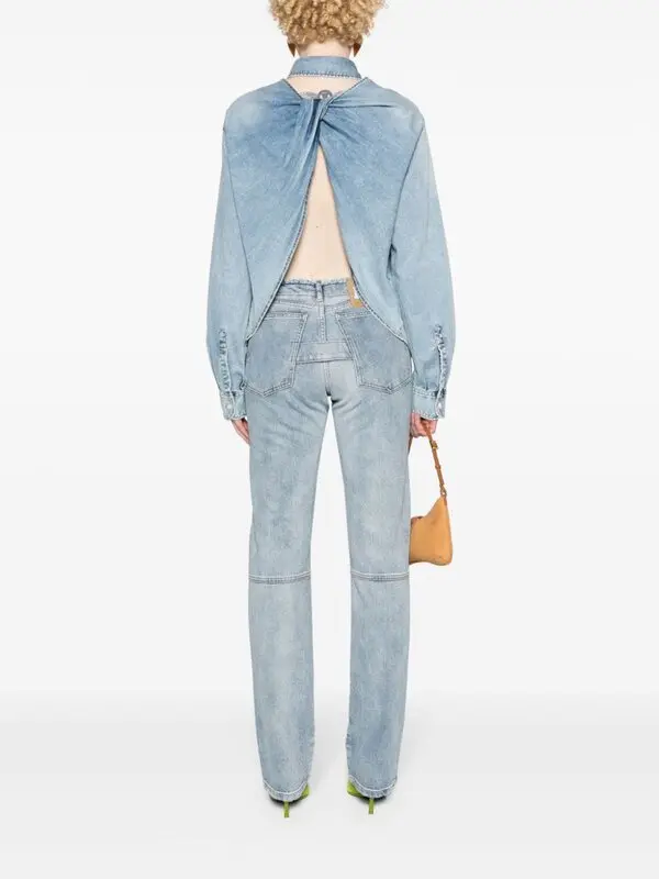 Jacob Cohen Twisted Denim Shirt