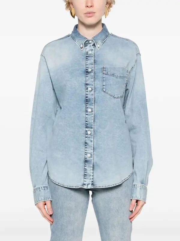 Jacob Cohen Twisted Denim Shirt