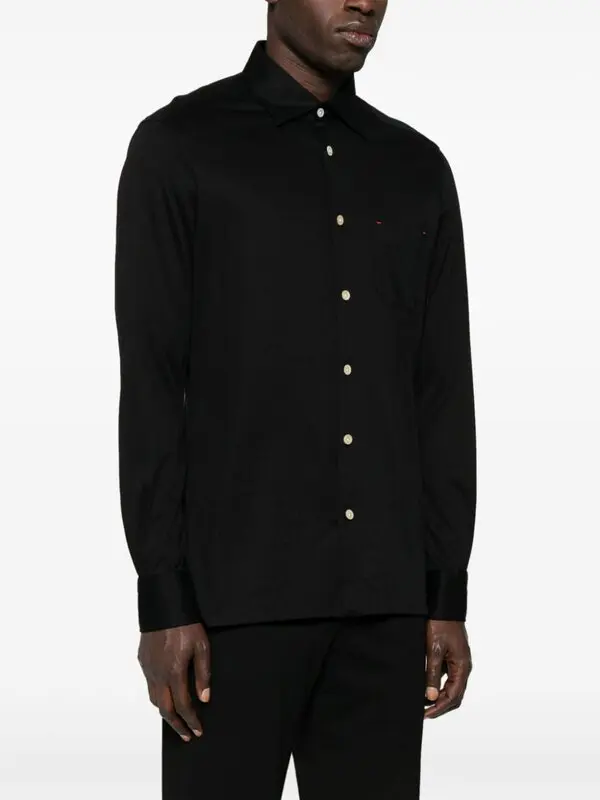 Kiton Classic-collar Cotton Shirt