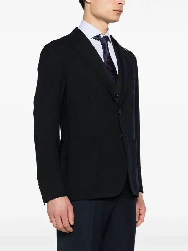 Tagliatore Notched-lapels Single-breasted Blazer