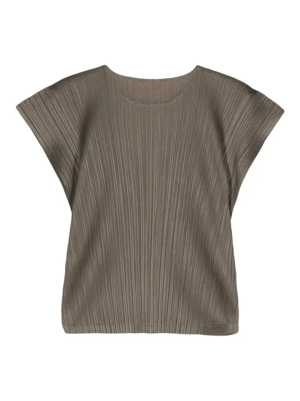 Issey Miyake Monthly Colors: March Pleated Top - Green
