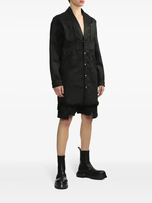 Rick Owens Jumbo Coated-finish Shirt