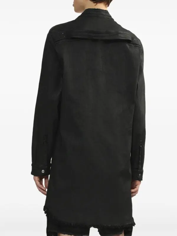 Rick Owens Jumbo Coated-finish Shirt