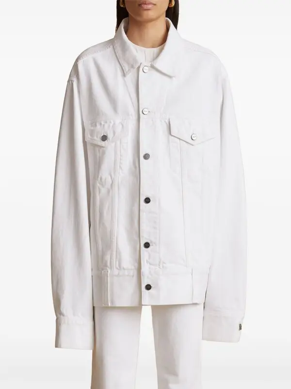 Khaite Rizzo Panelled Denim Jacket