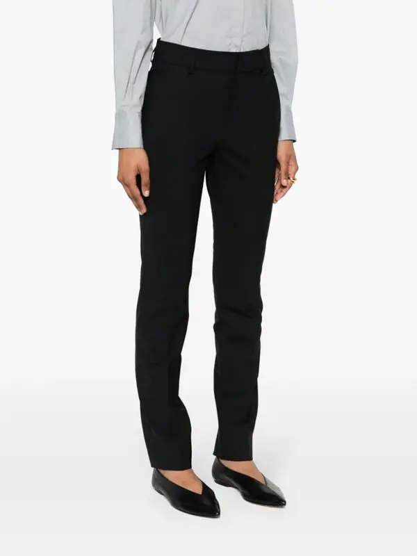 Brunello Cucinelli Slim-cut Cigarette Trousers - Black