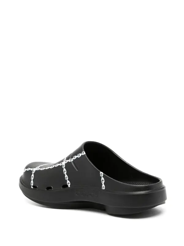 Undercover Graphic-print Platform Clogs