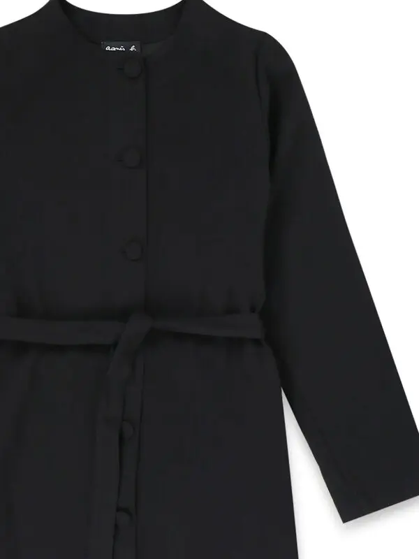 AGNÈS B. Belted Single-breasted Coat