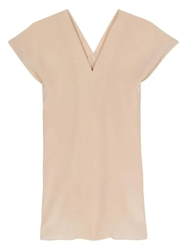 Aspesi V-neck Crepe Silk Blouse