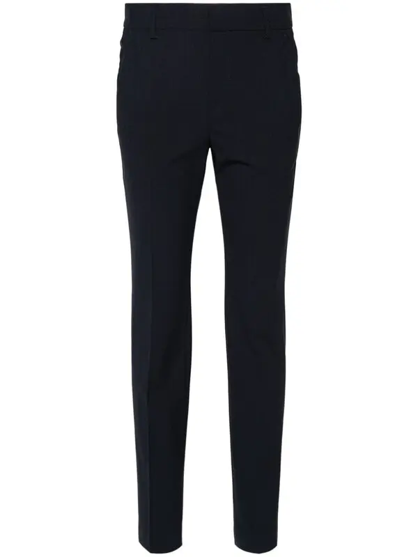 Brunello Cucinelli Slim-cut Cigarette Trousers - Blue