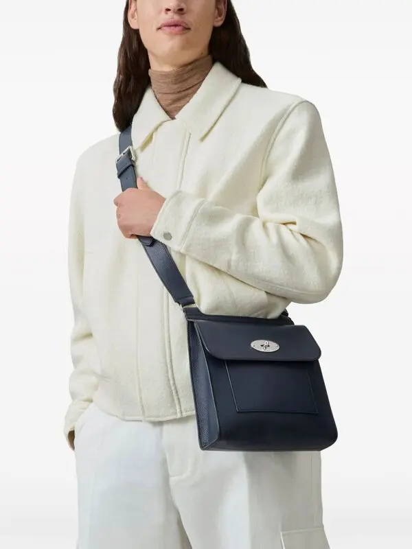 Mulberry Antony Leather Shoulder Bag - Blue