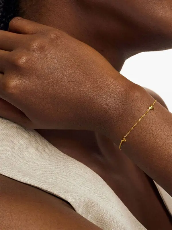 Monica Vinader Heart Chain Bracelet