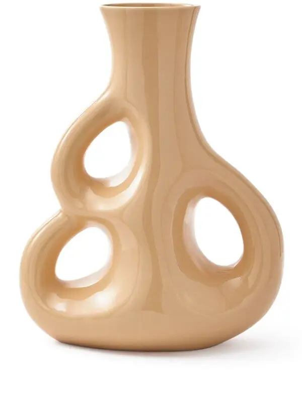 POLSPOTTEN Three Ears Ceramic Vase - Neutrals