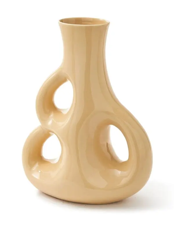 POLSPOTTEN Three Ears Ceramic Vase - Neutrals