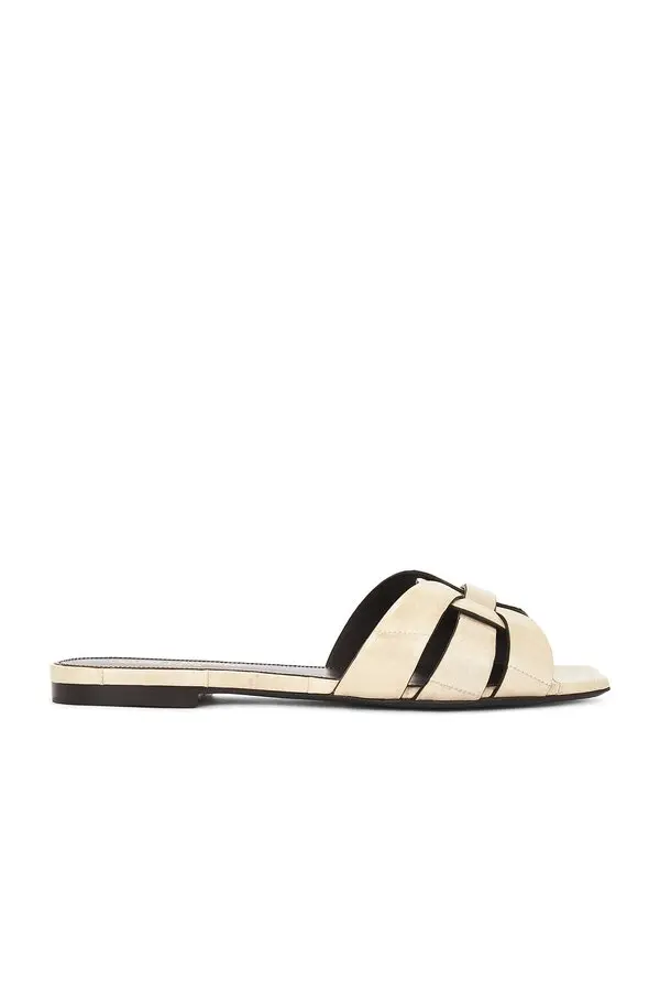 Saint Laurent Tribute Flat Sandal