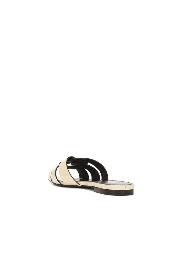 Saint Laurent Tribute Flat Sandal