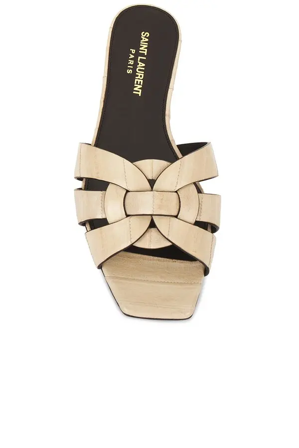 Saint Laurent Tribute Flat Sandal
