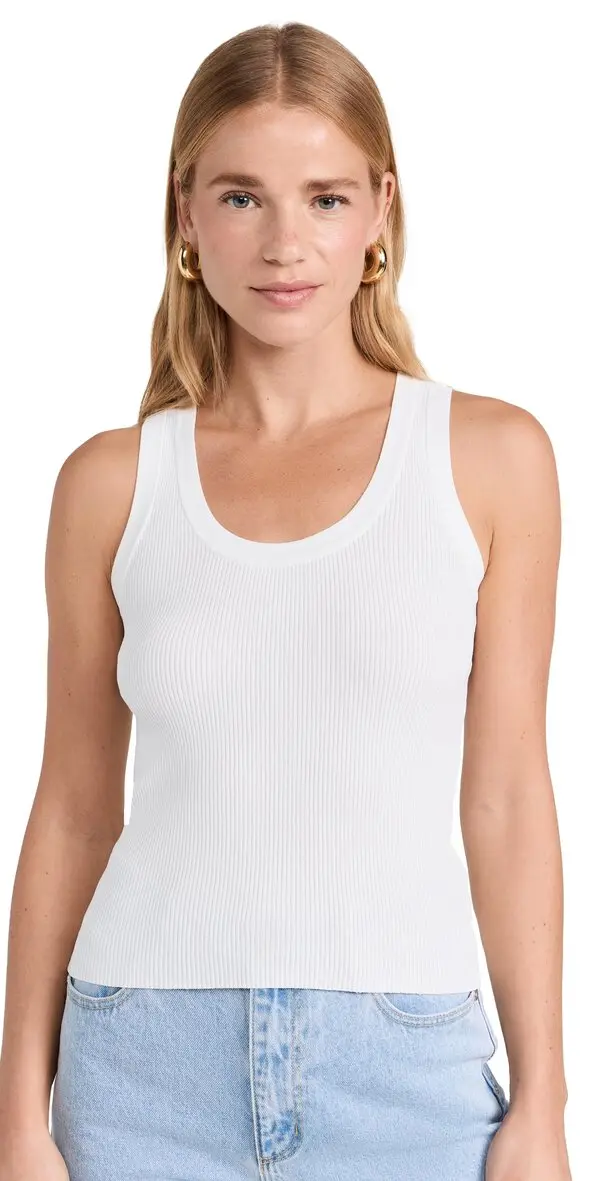 NOTHING PLEASE Estefania Tank - White