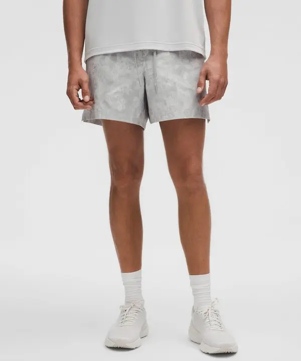Lululemon Zeroed In Linerless Short 5 - Carbon Crunch Vapor Multi