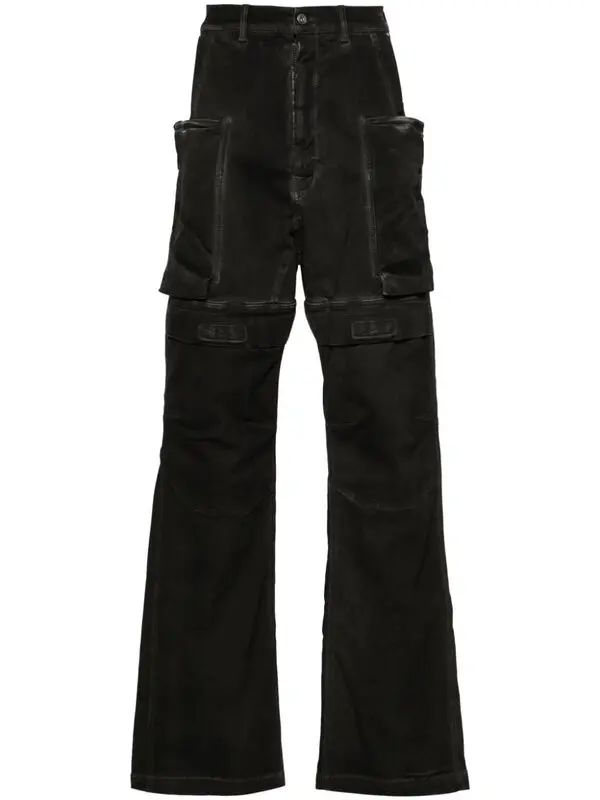 Rick Owens Black Stefan Cargo Jeans