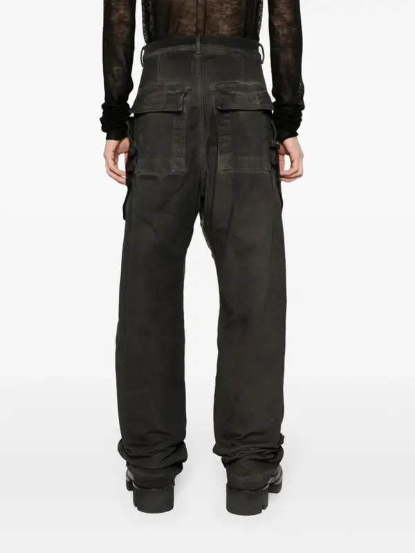 Rick Owens Black Stefan Cargo Jeans