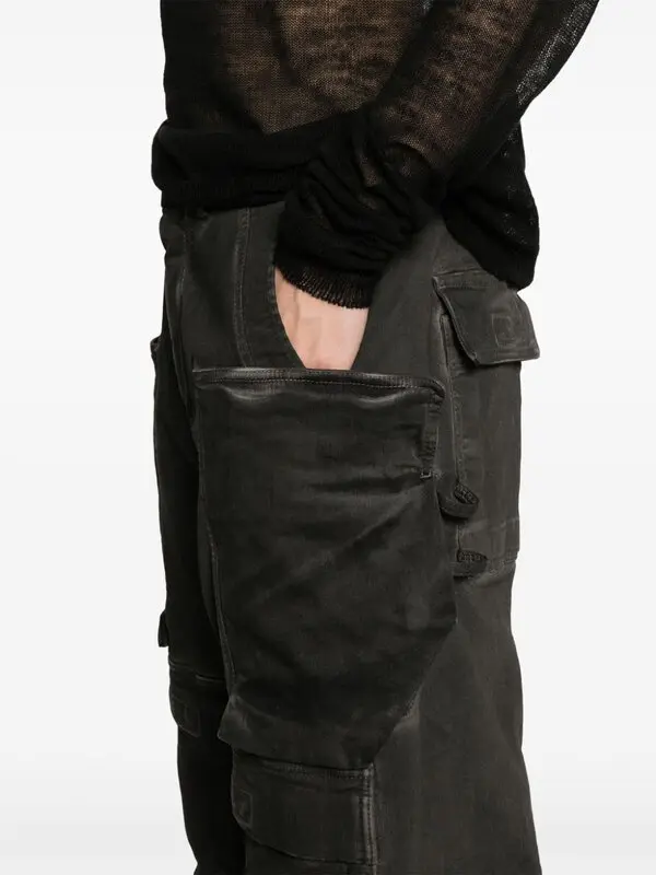 Rick Owens Black Stefan Cargo Jeans