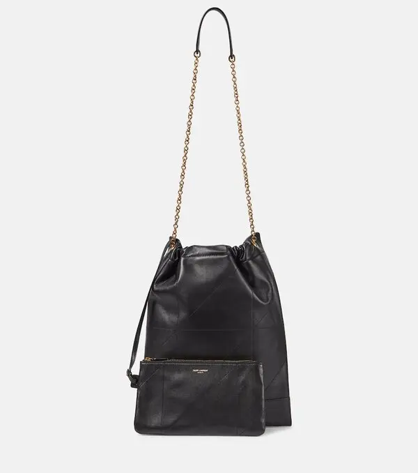 Saint Laurent Jamie Pouchon Leather Shoulder Bag