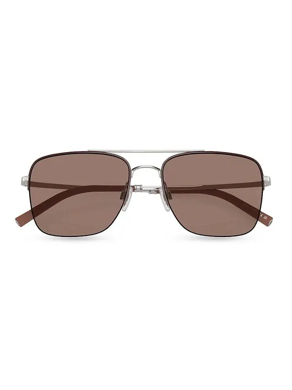 OLIVER PEOPLES X ROGER FEDERER R-2 56mm Aviator Sunglasses
