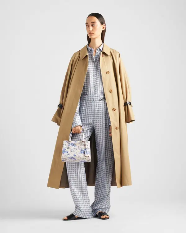 Prada Galleria Printed Saffiano Leather Bag