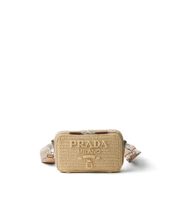 Prada Crochet Brique Bag - Neutral