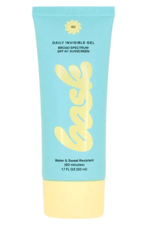 BASK Daily Invisible Gel Spf 40 Broad Spectrum Sunscreen - No Color